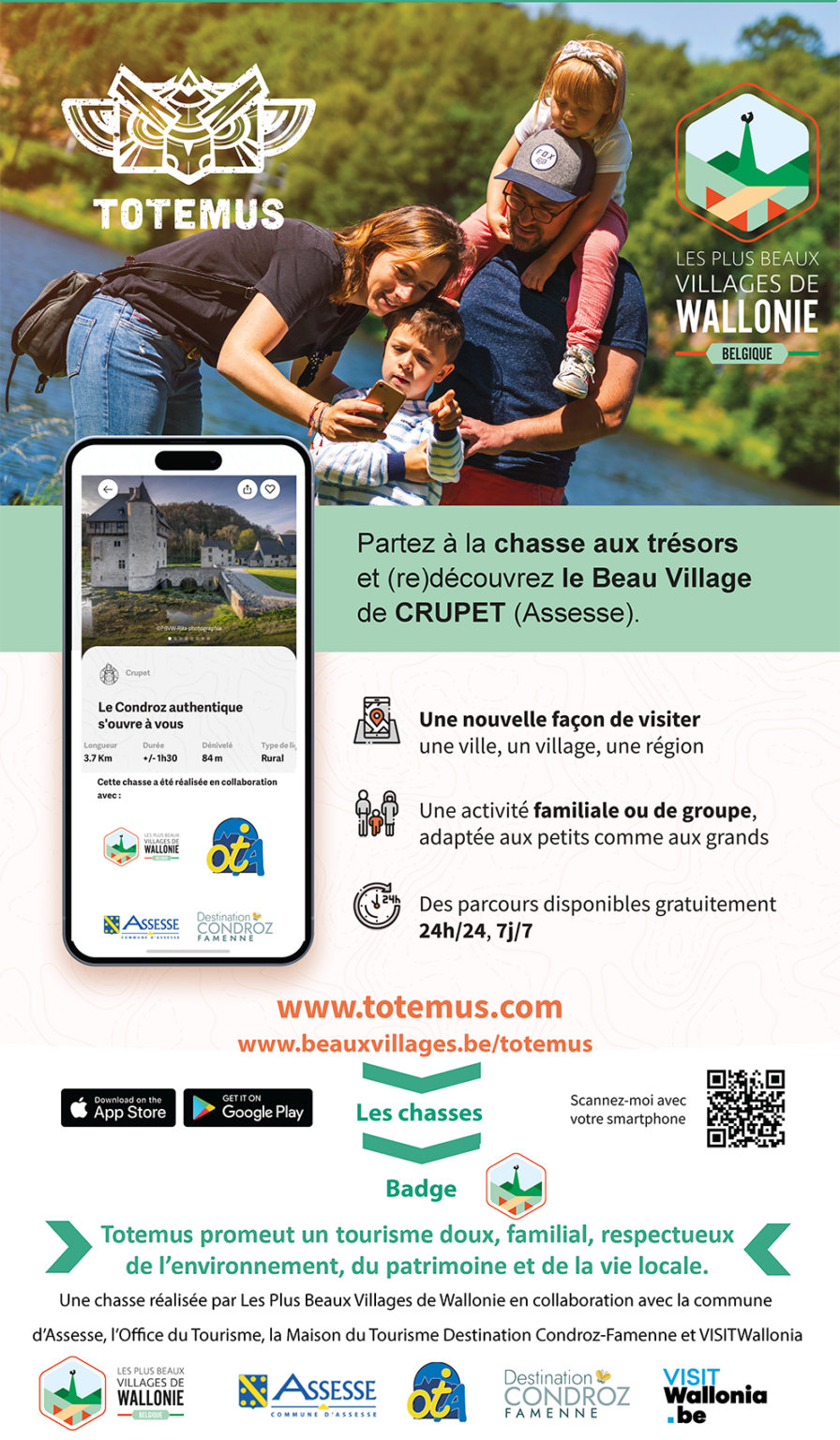 Crupet - Totemus - Plus Beaux Villages de Wallonie